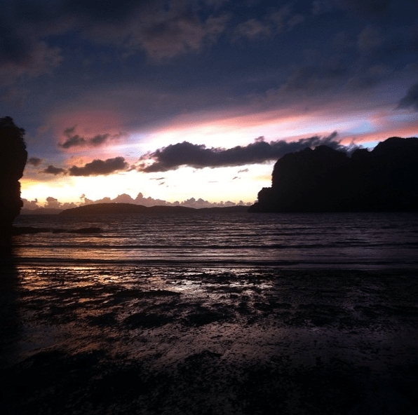 Railay Beach Sunset Where In The World Is Nina